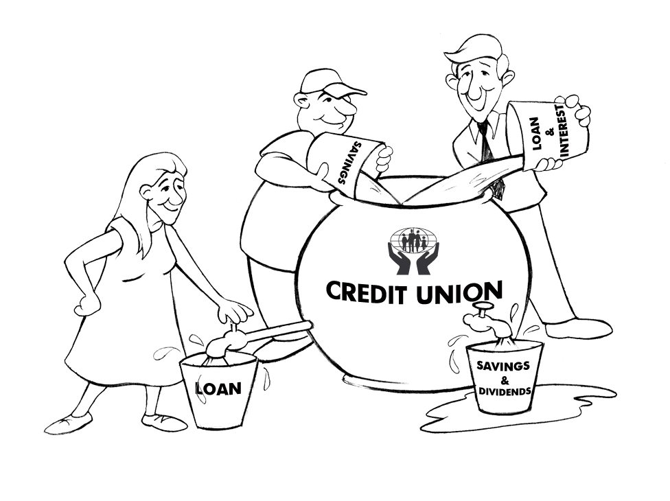 Credit Union Coloring Pages Coloring Pages