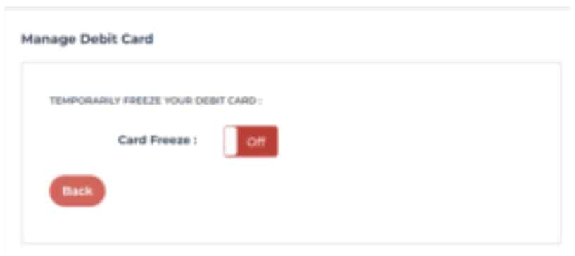 Freeze Card | Cara Credit Union